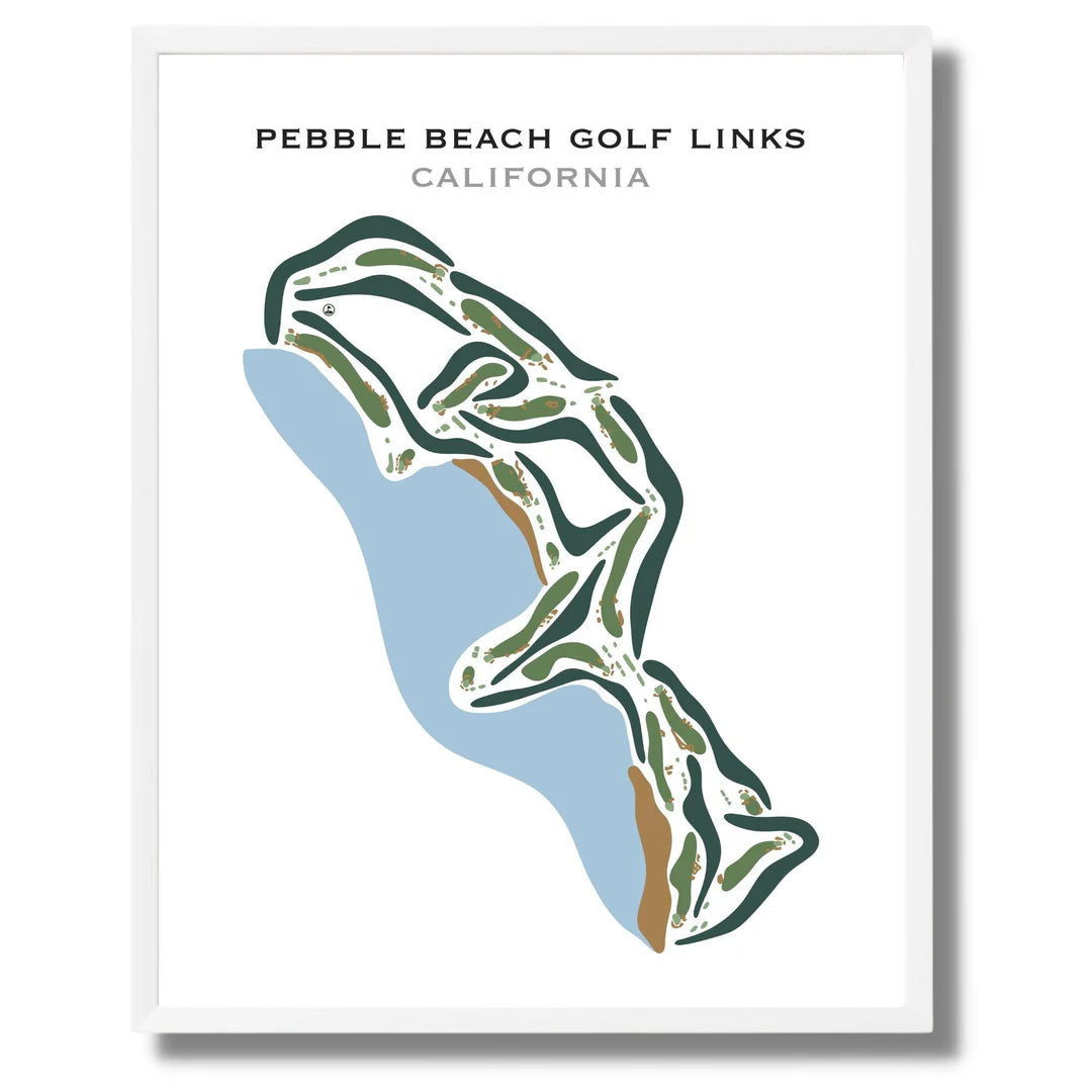 Golf Course Prints Golf Course Maps and Signature Hole Artwork ...